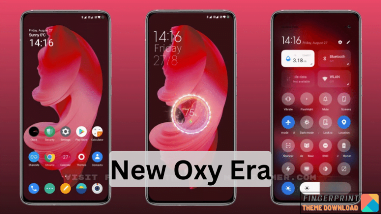 New Oxy Era Theme Fingerprint Download for Xiaomi Phones - Realx Legacy