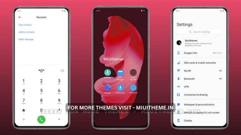 New Oxy Era Theme Fingerprint Download for Xiaomi Phones - Realx Legacy