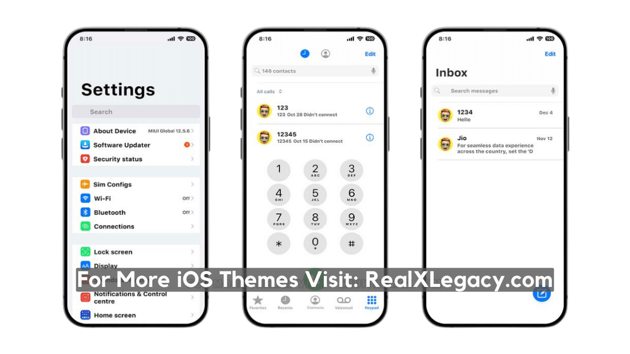 Here's the iOSStarWorld iOS Themes Collection for HyperOS & MIUI ...